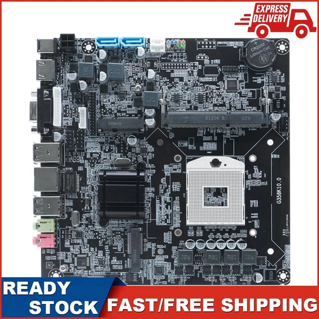 HM65 MICRO-ITX MOTHERBOARD All-in-1 LGA988 PC Motherboard Computer ...