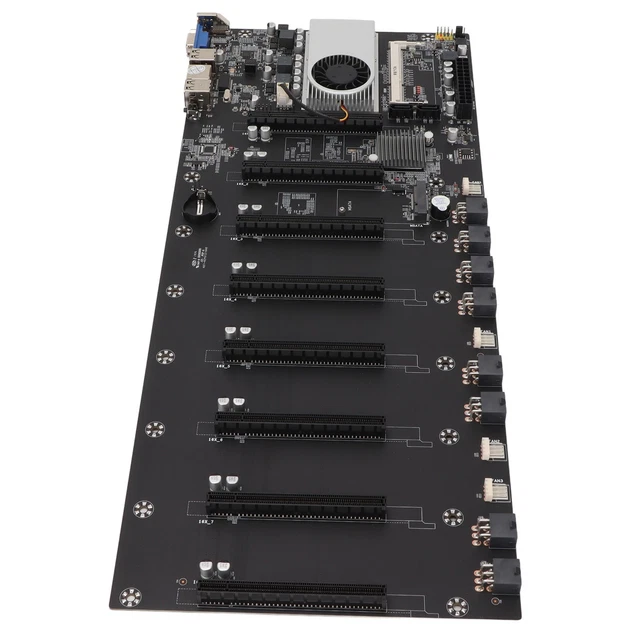 MINING MAINBOARD SUPPORT Gigabit Net Interface 8 PCIE16X Gaming ...