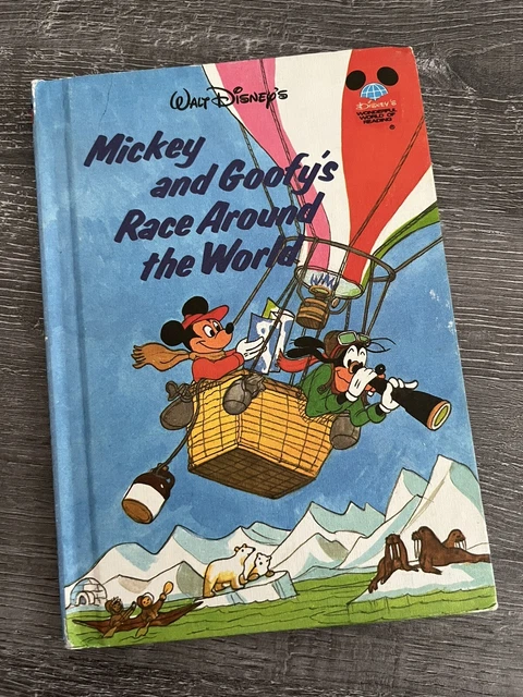 MICKEY GOOFY'S WORLD rare book Disney’s Wonderful world of reading ...