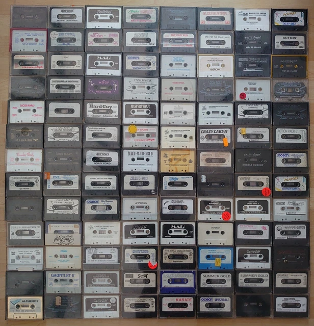 ZX SPECTRUM: HUGE GAME TAPE SOFTWARE Bundle - OVER 100 Original ...