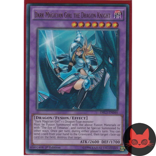 YUGIOH DARK MAGICIAN Girl the Dragon Knight DRL3-EN044 (Ultra Rare) 1ère édition EUR 7,64 ...