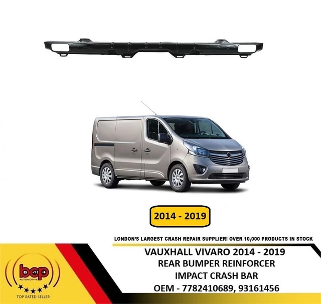 VAUXHALL VIVARO 2014 -2019 Rear Bumper Reinforcement Bar Carrier £109. ...
