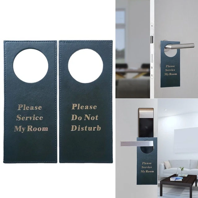 PLEASE DO NOT Disturb Hotel Bulletin Board PU Door Hanger Fitting Room ...