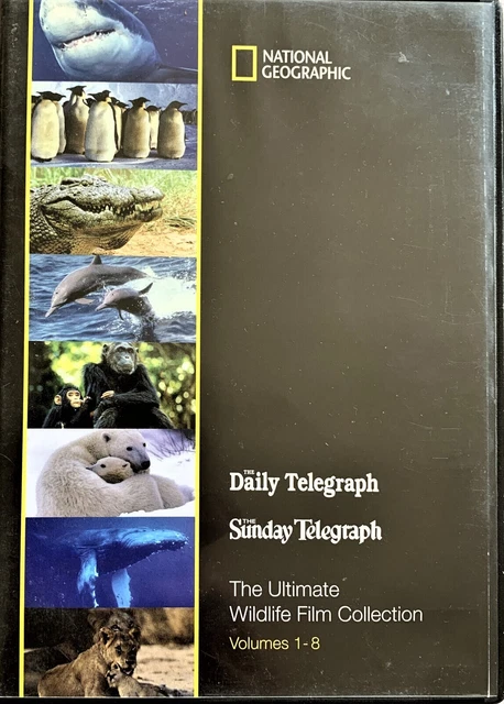 NATIONAL GEOGRAPHIC THE Ultimate Wildlife Film Collection Volumes 1-8 ...