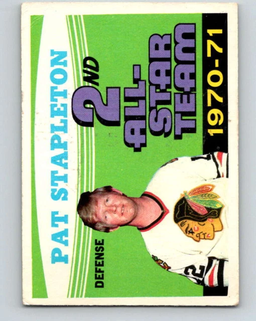 (HCW) V9856--1971-72 O-PEE-CHEE #258 Pat Stapleton AS Chicago Blackhawks EUR 3,07 - PicClick FR