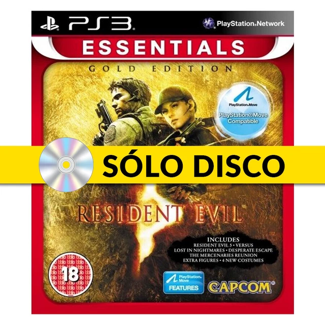 RESIDENT EVIL 5 Gold Edition Essentials PS3 (UK) (PO182493) EUR 6,95 ...