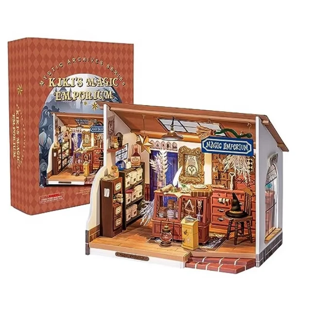 DIY DOLLHOUSE KIKI'S Magic Emporium Wooden Kit £36.90 - PicClick UK