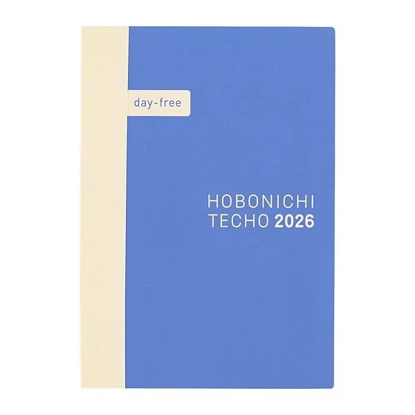 HOBONICHI TECHO 2026 tagesfrei DIN A6 Format monatlich + Notizbuch ...