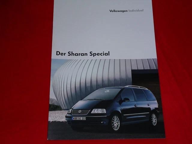 VW SHARAN TYP 7M9 "Special" Sondermodell Prospekt Brochure Depliant ...
