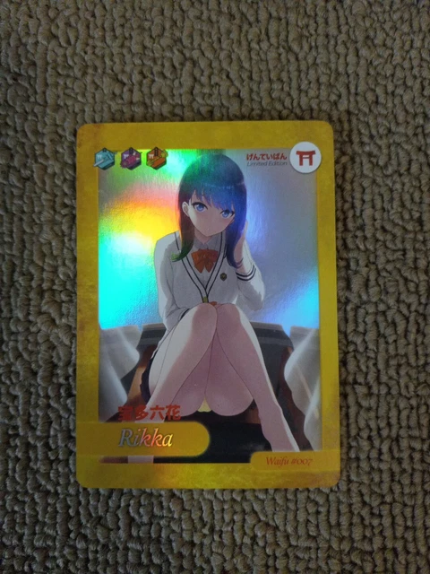 THE OTAKU BOX SSSS Gridman Rikka Waifu Card #007 Limited Edition £24.56 ...