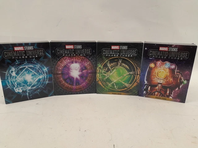 MARVEL STUDIOS CINEMATIC Universe Phase 1-4 Blu-ray Box Set Bundle ...