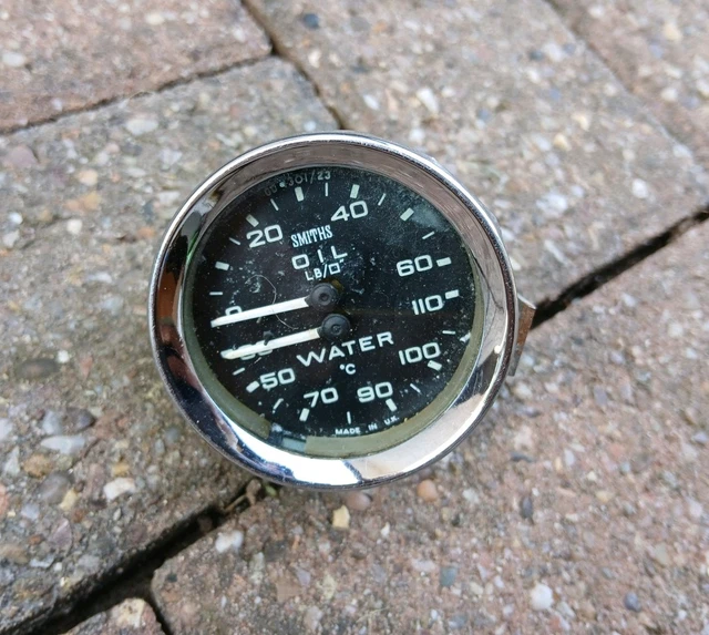 CLASSIC LOTUS ELAN Dual Oil Water Smiths Gauge Gd1301/23 £78.70 ...