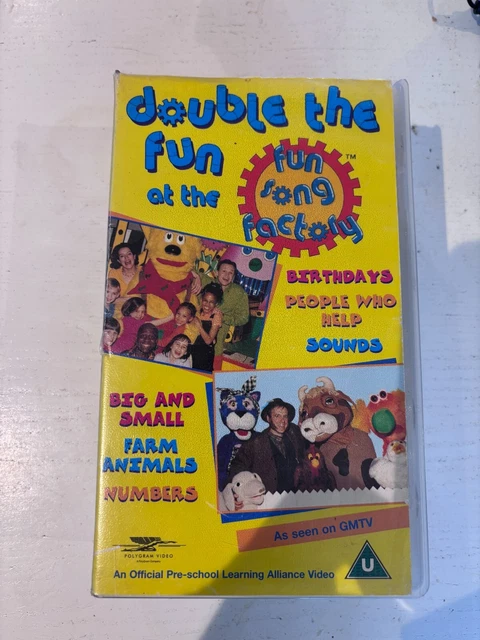 FUN SONG FACTORY Double the Fun VHS VIDEO £17.35 - PicClick UK