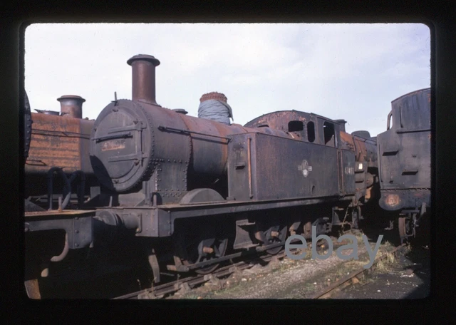 ORIGINAL 35MM SLIDE- ex LMS Jinty 47493 at Woodhams, Barry Scrapyard on ...