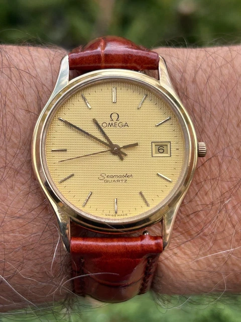 OMEGA SEAMASTER Honeycomb Texture Men’s Watch Amazing Condition £482.65 ...