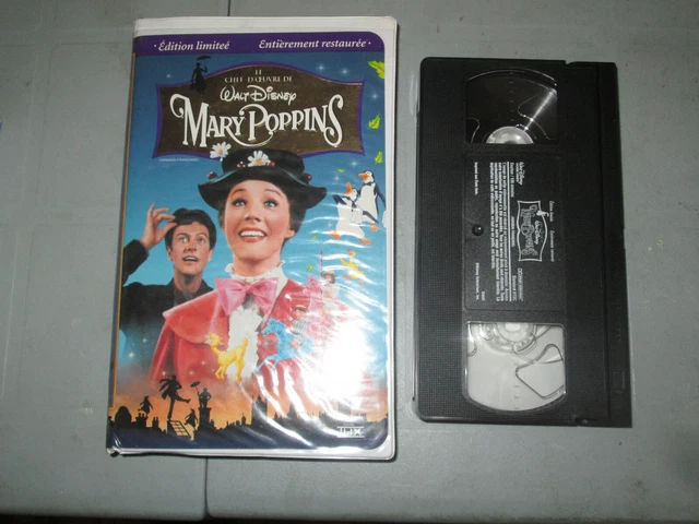 MARY POPPINS - Limited Edition (VHS)(French) Tested Clamshell $6.00 ...