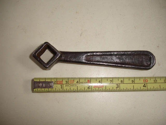 VINTAGE CAST IRON 1/2" Square Spanner / Key / Tool -A £5.00 - PicClick UK