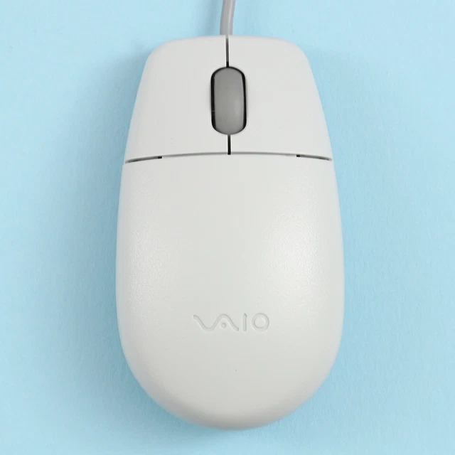 VINTAGE SONY VAIO PS/2 Mechanical Computer Mouse w/ Scroll Wheel ...