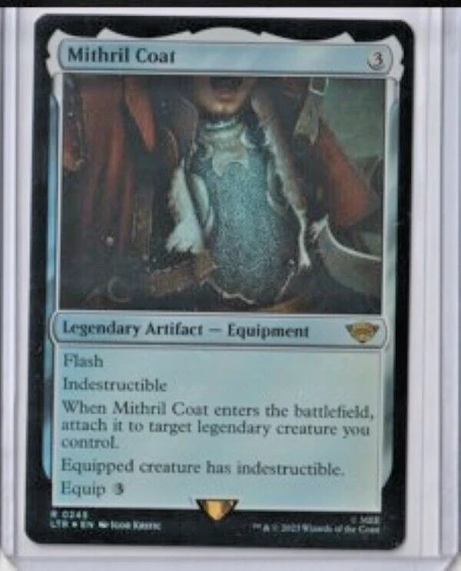 MTG : FOIL Mithril Coat. Seigneur des Anneaux. EUR 11,23 - PicClick FR