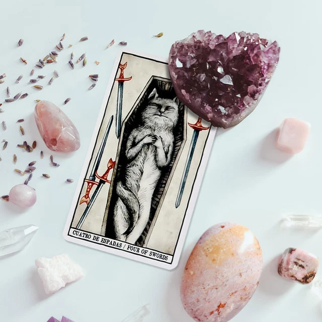 TAROT CATS 78 Cards Fortune Telling Oracle Deck by Ana Juan $19.20 - PicClick AU