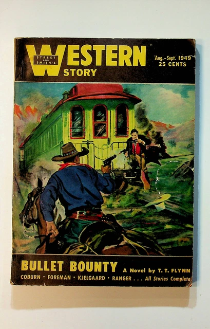 WESTERN STORY MAGAZINE Pulp 1st Series Sep 1949 Vol. 221 #4 GD £12.77 ...