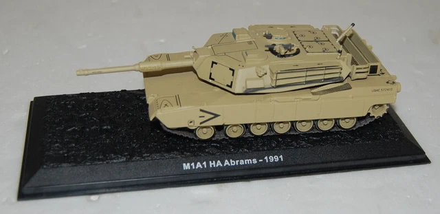 ATLAS MODELL PANZER M1A1 HA Abrams 1991 Legendäre Jagd- und Kampfpanzer ...