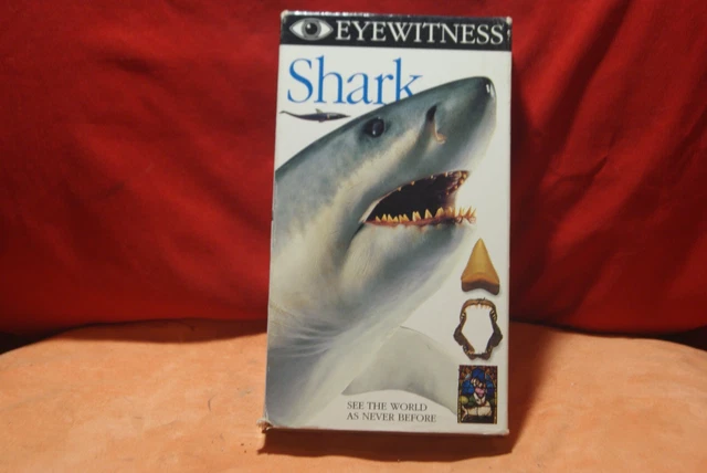 EYEWITNESS SHARK VHS Video DK Vision Facts Natural History Educational ...