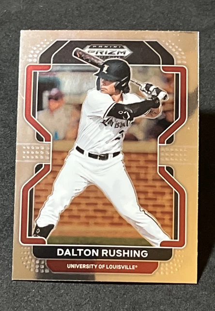 BASEBALL DALTON RUSHING 2022 Prizm Draft Picks argent #PDP40 Louisville ...