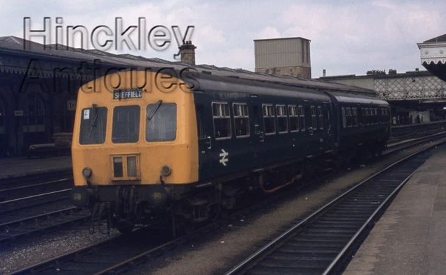 35MM SLIDE BR British Rail Diesel Loco DMU Class 101 at Sheffield ...