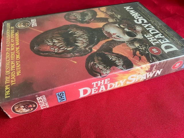 CLASSIC 80'S MONSTER Movie VHS - THE DEADLY SPAWN - Tiger Video Rental ...