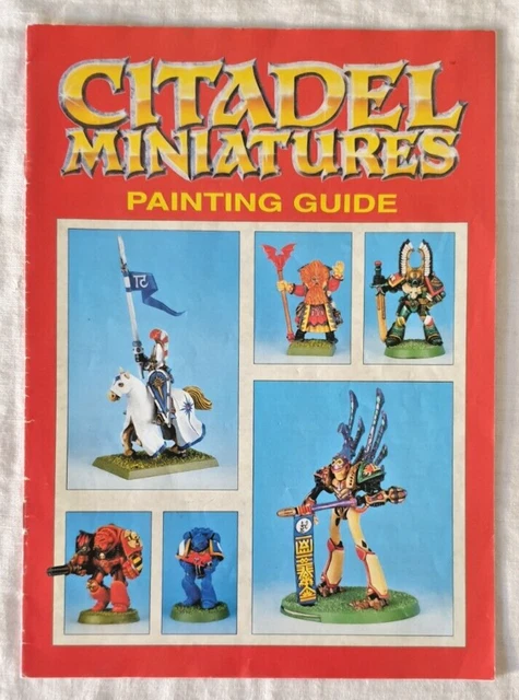 CITADEL MINIATURES PAINTING Guide 1992 Warhammer 40k WFB AoS Games ...