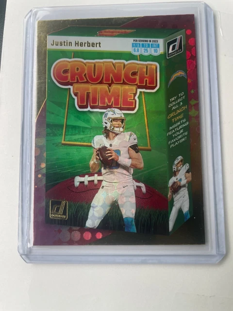 2023 DONRUSS FOOTBALL Justin Herbert Crunch Time n°CT-2 EUR 5,15 ...