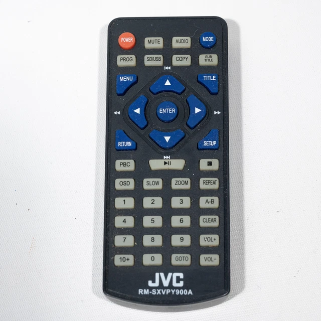 JVC RM-SXVPY900SA DVD Player Remote Control - Genuine - Tested ...