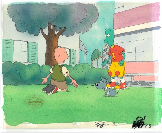 DOUG FUNNIE ORIGINAL 1990's Production Animation Cel Nickelodeon ...
