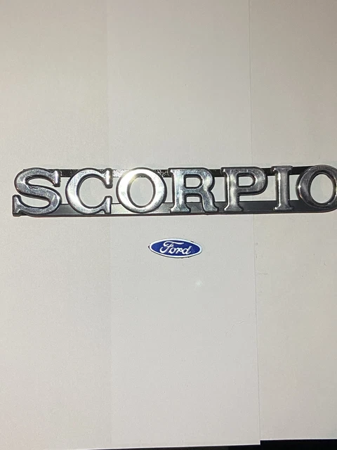 FORD SCORPIO MK1 Badge Emblem Boot £15.99 - PicClick UK