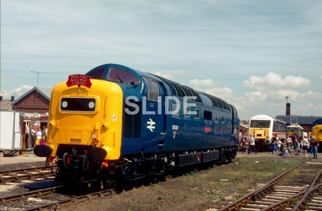 BRITISH RAILWAYS DELTIC Diesel Locomotive 55001 1994 Original Slide ...