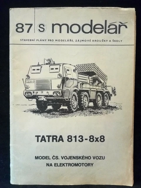 TATRA 813 8X8 87 S modèles modèles plans CS. Moteur électrique ...