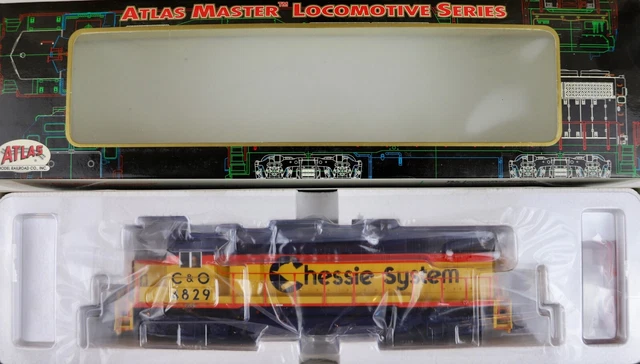 ATLAS MASTER DECODER Locomotive #9154 GP-38 Low Nose Chessie System C&O ...