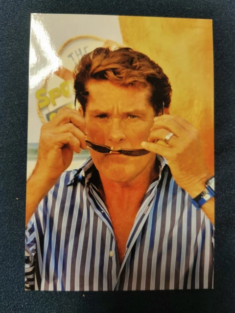 DAVID HASSELHOFF BAYWATCH Knight Rider Foto Photo 10x15cm Promo ...