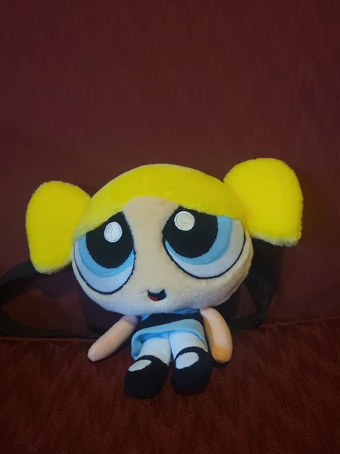 VINTAGE POWERPUFF GIRLS Mini Backpack Bubbles Plush Cartoon Network Bag ...