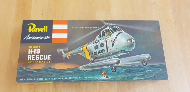REVELL SIKORSKY H-19 Rescue Helicopter. 1955 Original Kit £55.00 ...