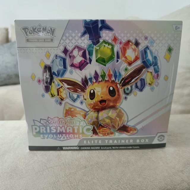 POKEMON ÉLITE TRAINER Prismatic Evolution Evoluzioni Prismatiche Etb ...