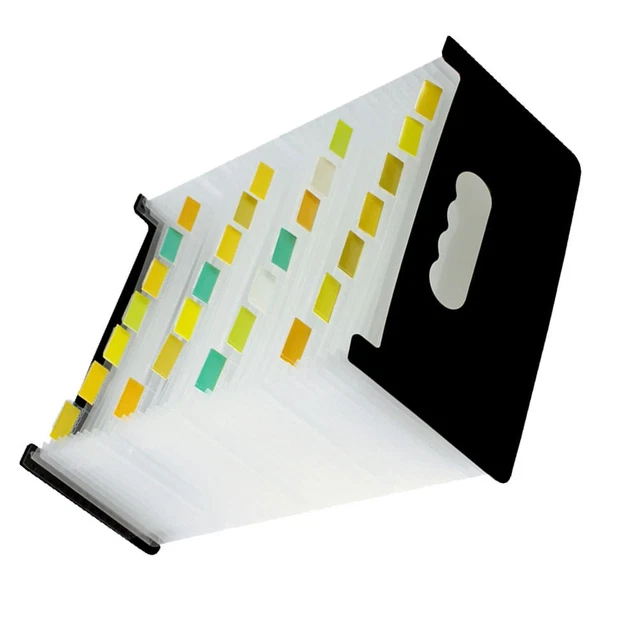 MULTI-LAYER DOCUMENT STORAGE Bag File Accordion Organizer Folder $37.35 ...