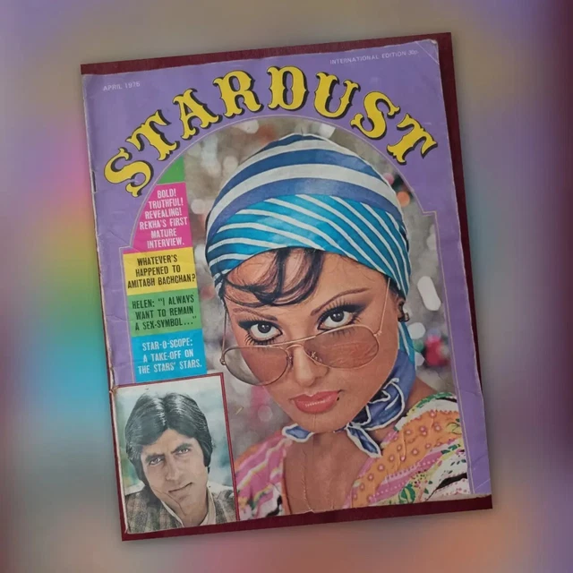 VINTAGE & ORIGINAL Stardust Magazine 1975 - Rekha £36.99 - PicClick UK