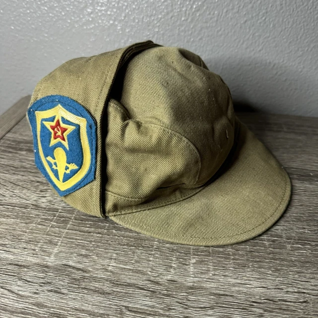 HAT SOVIET RUSSIAN Military Army Uniform Afganka Cap Size 56 (S) Two ...