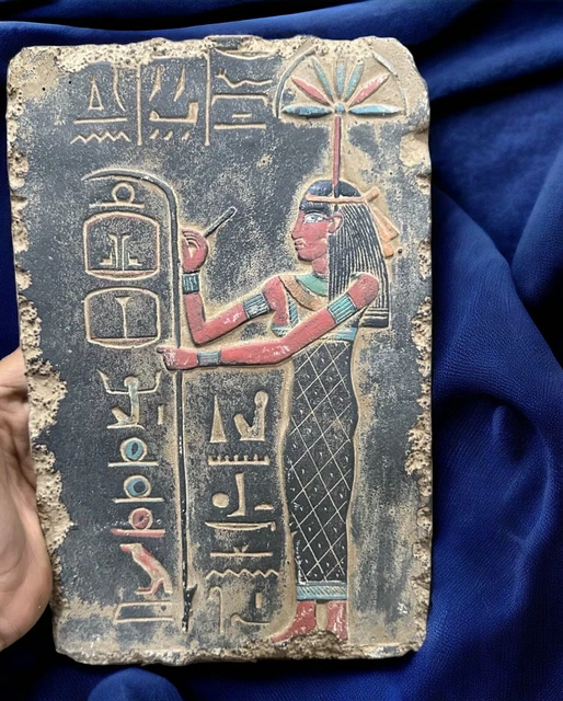 RARE ANCIENT EGYPTIAN Antiques Palette of Seshat Goddess of Writing ...