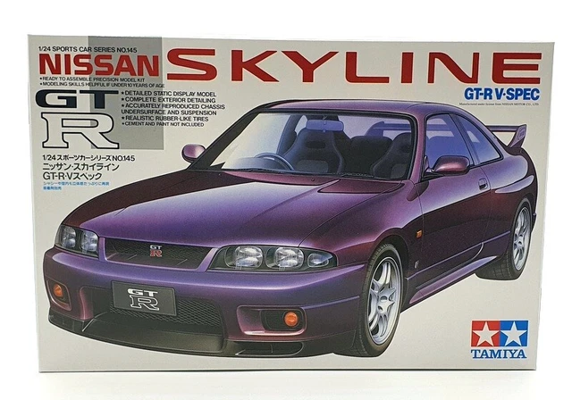 TAMIYA 1/24 SCALE Model Kit 24145 - Nissan Skyline GT-R V.SPEC EUR 52 ...