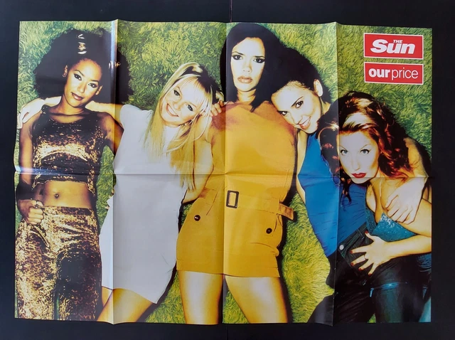 SPICE GIRLS - RARE The Sun/Our Price Poster 1997 (39" x 27½") £17.99 ...