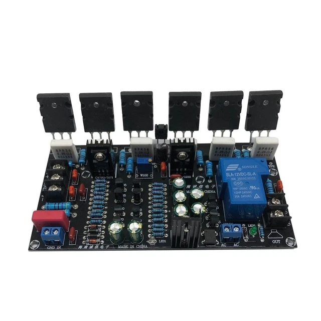 DIY 300W AUDIO Board with A1943 C5200 Transistors and Speaker ...