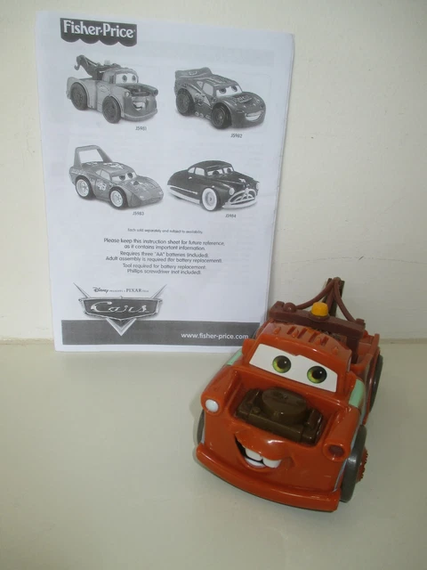2006 FISHER PRICE Shake N Go Racers Disney Pixar Cars Mater RARE ...